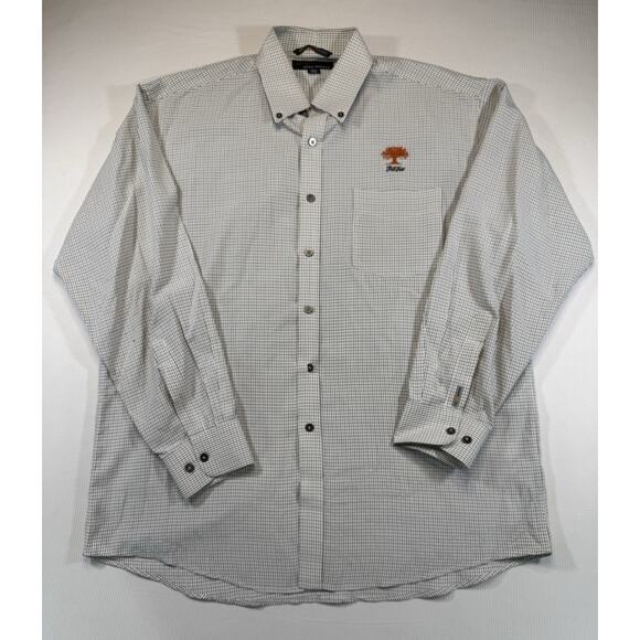 Greg Norman Collection | Shirts | Greg Norman Lg Button Front Shirt Oak ...